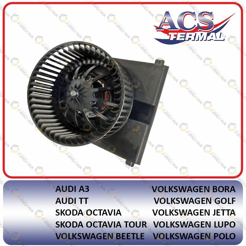 Вентилятор отопителя салона - мотор печки AUDI A3 , TT , SKODA OCTAVIA , VOLKSWAGEN BEETLE , GOLF , JETTA , POLO , ауди а3 ауди тт шкода октавия фольксаваген жук гольф джетта поло 402021