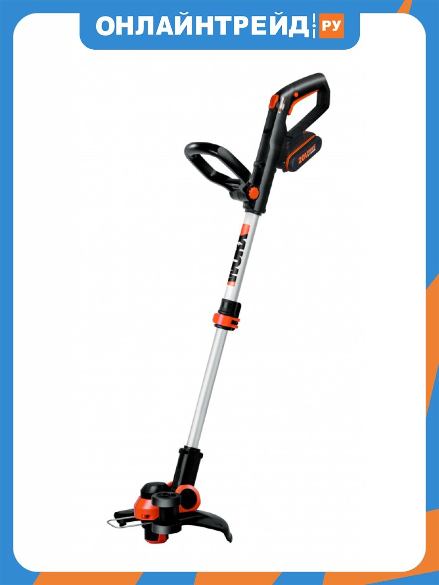 Триммер аккумуляторный Worx WG163E.2, 2Ач, ЗУ