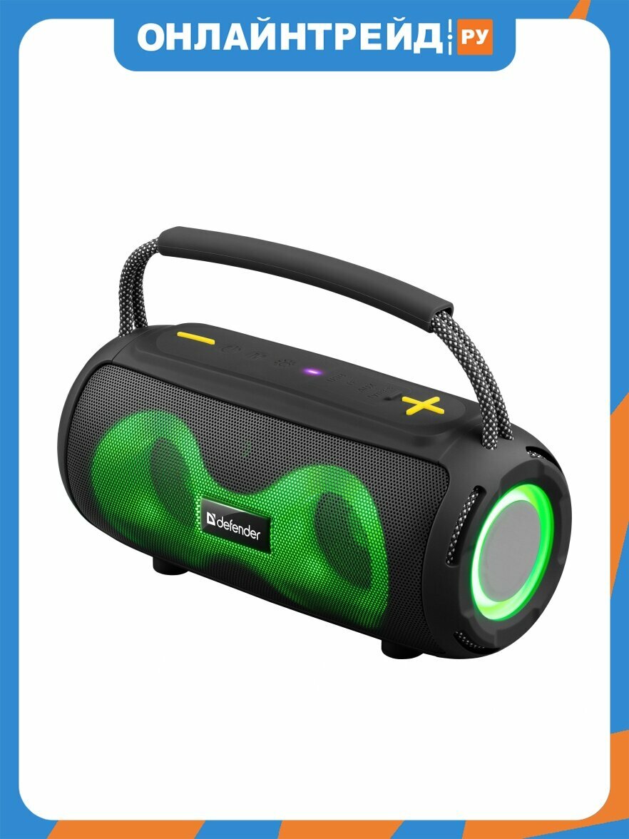 Портативная колонка Defender Enjoy S450 (Энджой S450) 10Вт, RGB/BT/FM/USB/TF/AUX/TWS