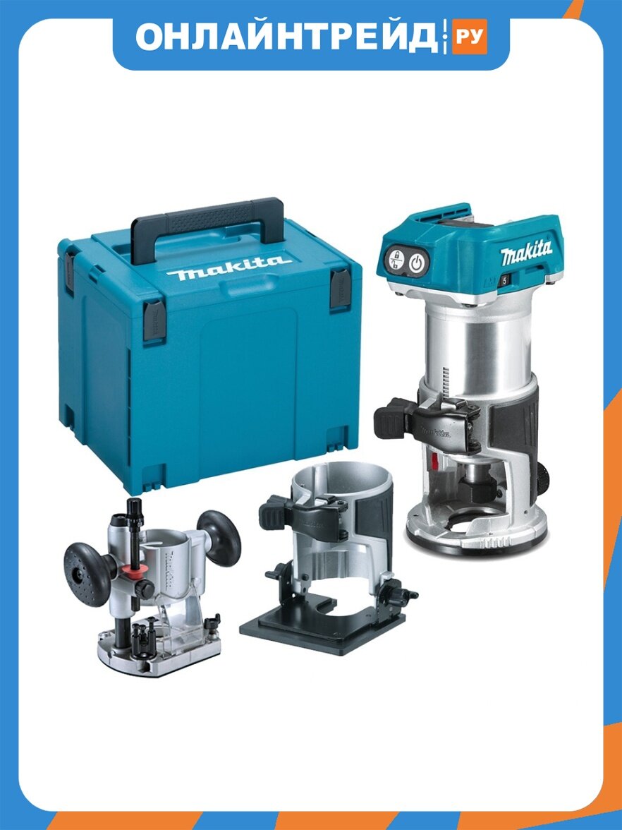 Фрезер аккумуляторный Makita DRT50ZJX2 LXT
