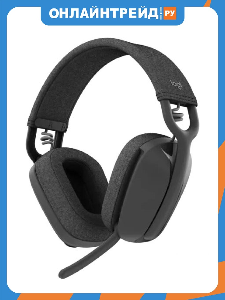Гарнитура Logitech Zone Vibe 100, беспроводная, графит