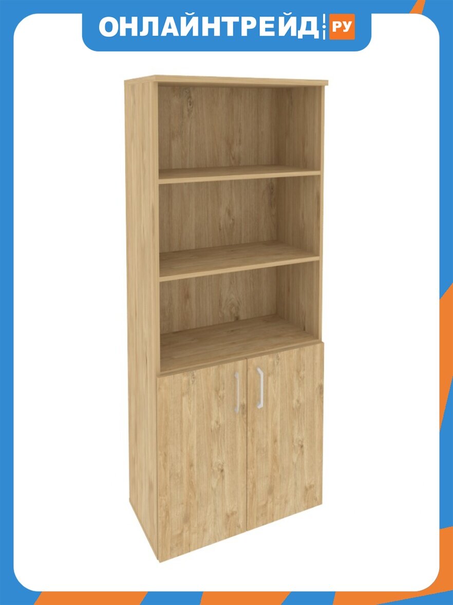Шкаф Riva CHAIR высокий широкий O. ST-1.1 Тиквуд светлый 800*420*1977 Onix