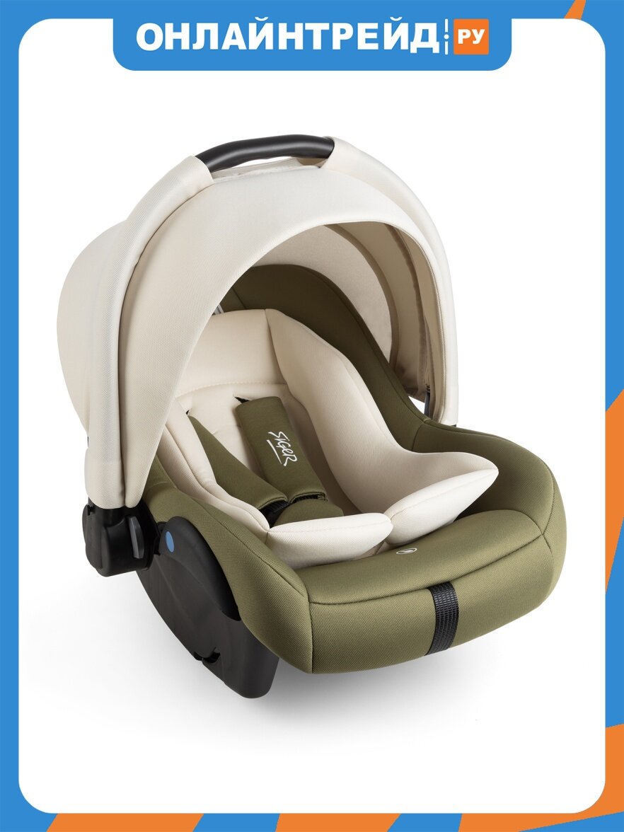 Автокресло Siger KRES3718 Дафни оливковый 0+/1