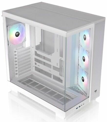 Компьютерный корпус Thermaltake View 380 XL TG ARGB Snow (CA-11E-00M6WN-00) белый - Midi Tower, ATX, USB 3.2 Gen 1 Type-A, USB 3.2 Gen 2 Type-C