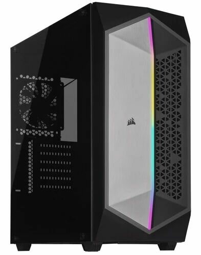 Компьютерный корпус Corsair 470T RGB (CC-9011215-CN) черный - Midi Tower, E-ATX, USB 3.2 Gen 1 Type-A, USB 3.2 Gen 2 Type-C