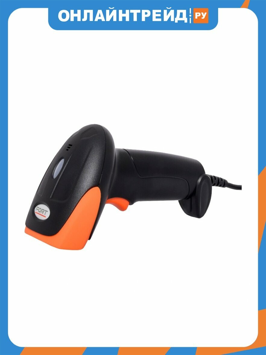Сканер штрих-кода Fort FT-2020U, USB, черный
