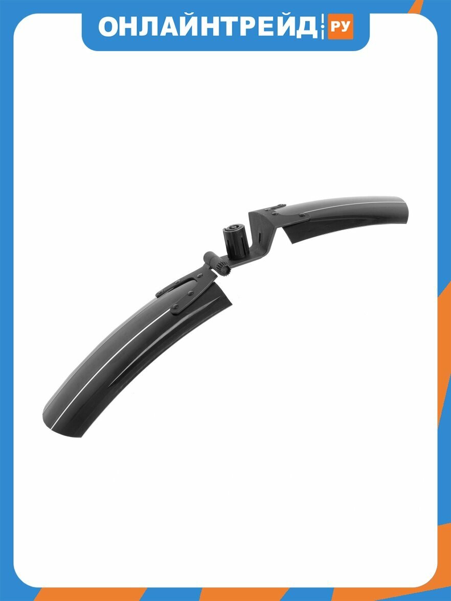 Крыло M-wave 5-386205 металлопласт 24-29"/115мм пер в трубу вилки 1-1 1/8" д/FAT BIKE рег. угол черн