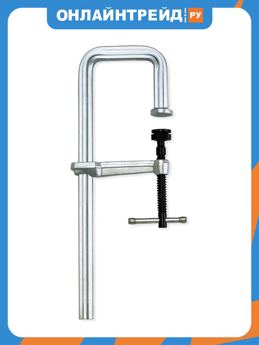 Струбцина U-образная Bessey SGU30-14-10 300/140, 12 кН, затяжка 40 Нм, Т-ручка
