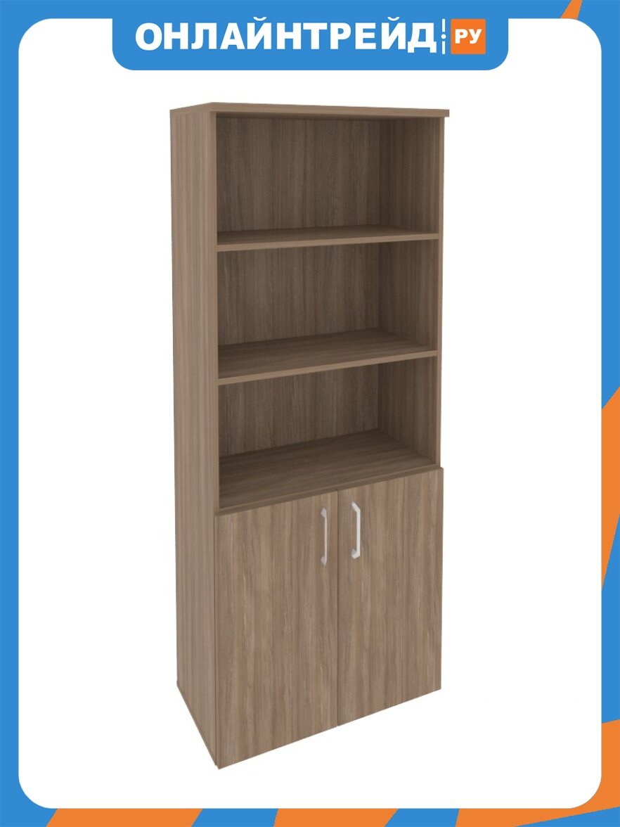 Шкаф офисный Riva CHAIR высокий широкий O. ST-1.1 Дуб аризона 800*420*1977 Onix