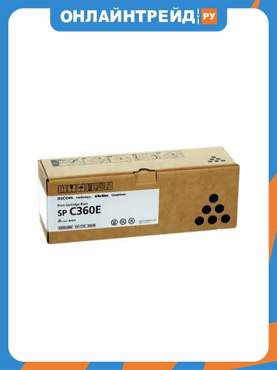 Принт-картридж Ricoh черный тип SPC360E для SPC360/361 (2500стр)