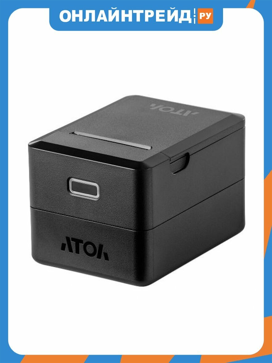 Фискальный регистратор ККТ Атол 35Ф. Черный. Без ФН. USB. 5.0