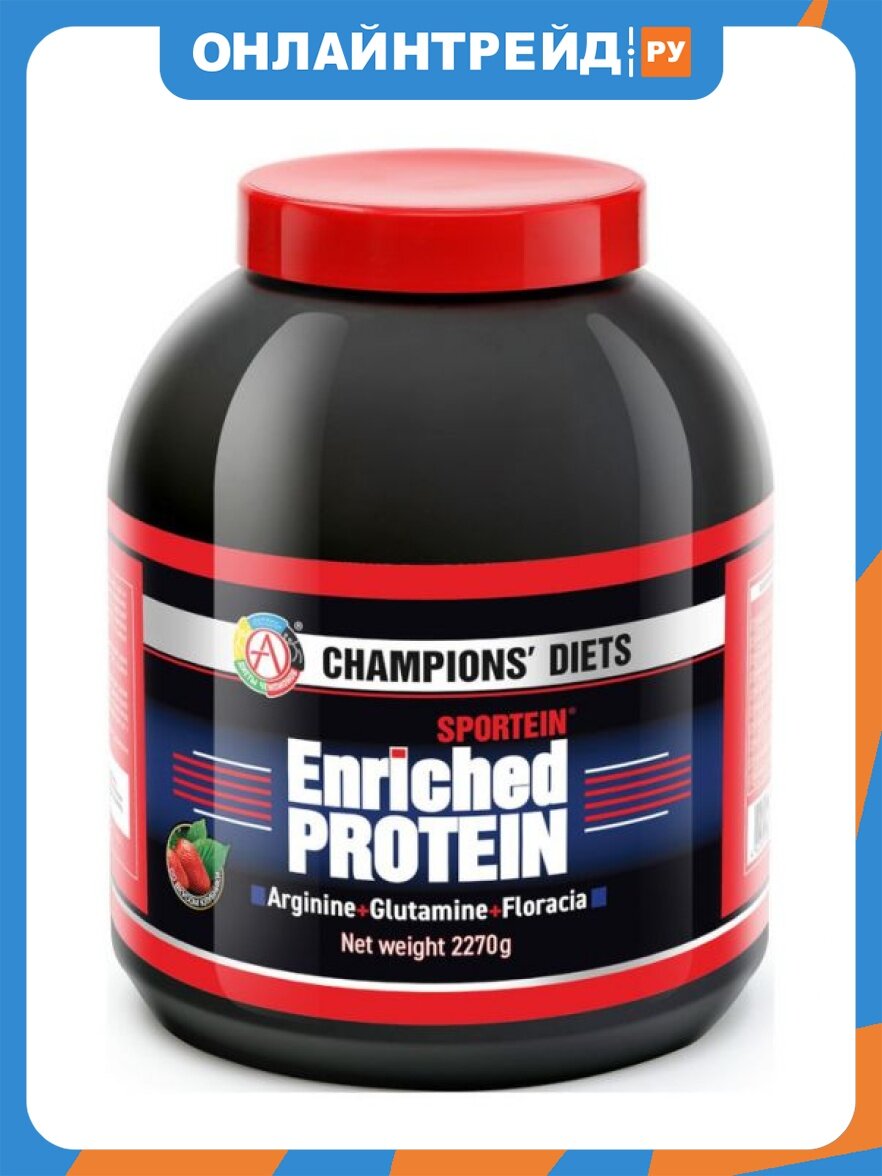 Протеин Академия-т Sportein Enriched Protein 2270гр клубника