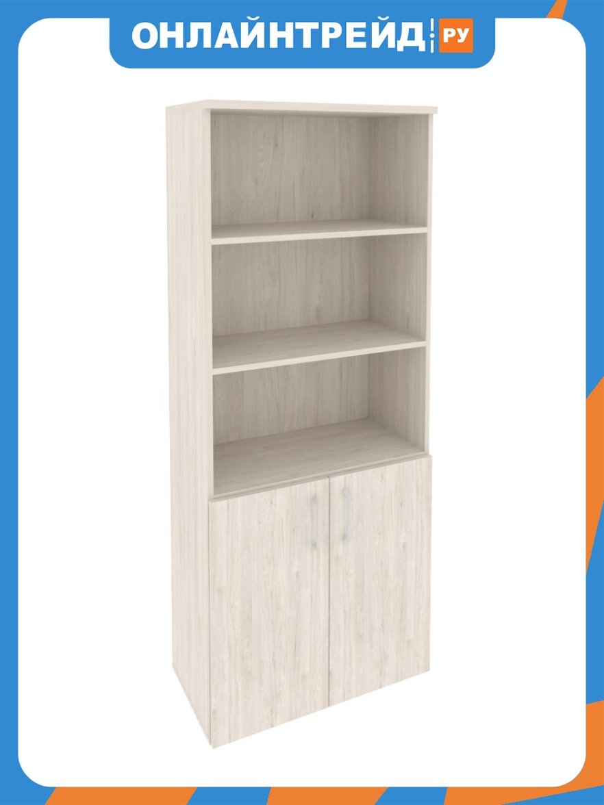 Шкаф Riva CHAIR высокий широкий O. ST-1.1 Денвер светлый 800*420*1977 Onix