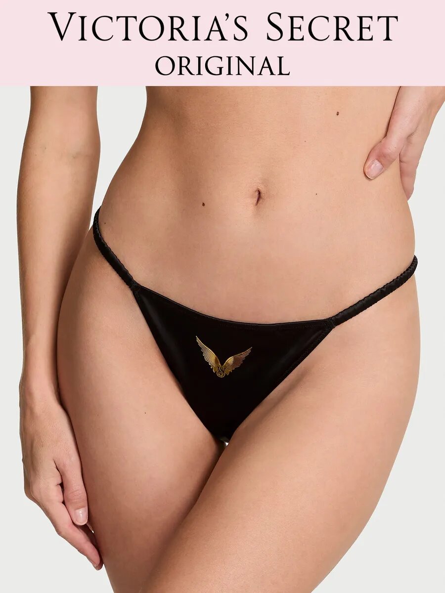 Трусы 18+ Angel Wings Hardware Strappy Open-Back Panty