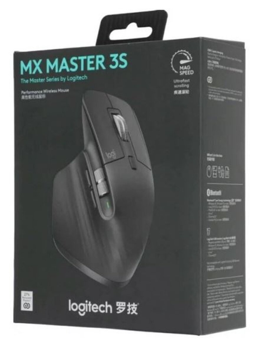 Мышь Logitech MX Master 3S Performance черный (910-007501) — фото 1
