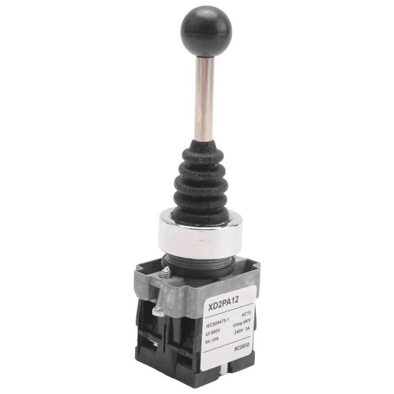 Джойстик-переключатель XD2PA12 AC3000V Крестовой переключатель Двойной самоблокирующийся 2 однорычажных переключателя