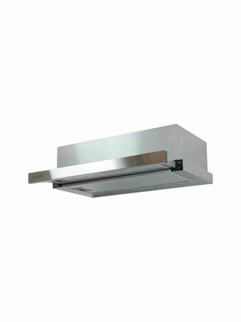 Вытяжка встраиваемая в шкаф LEX Hubble 600 Inox