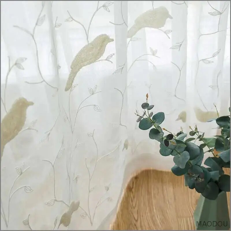 Шторы тounw шифоновые белые просвечивающие, white, W250xL270cm 1pc, крюк