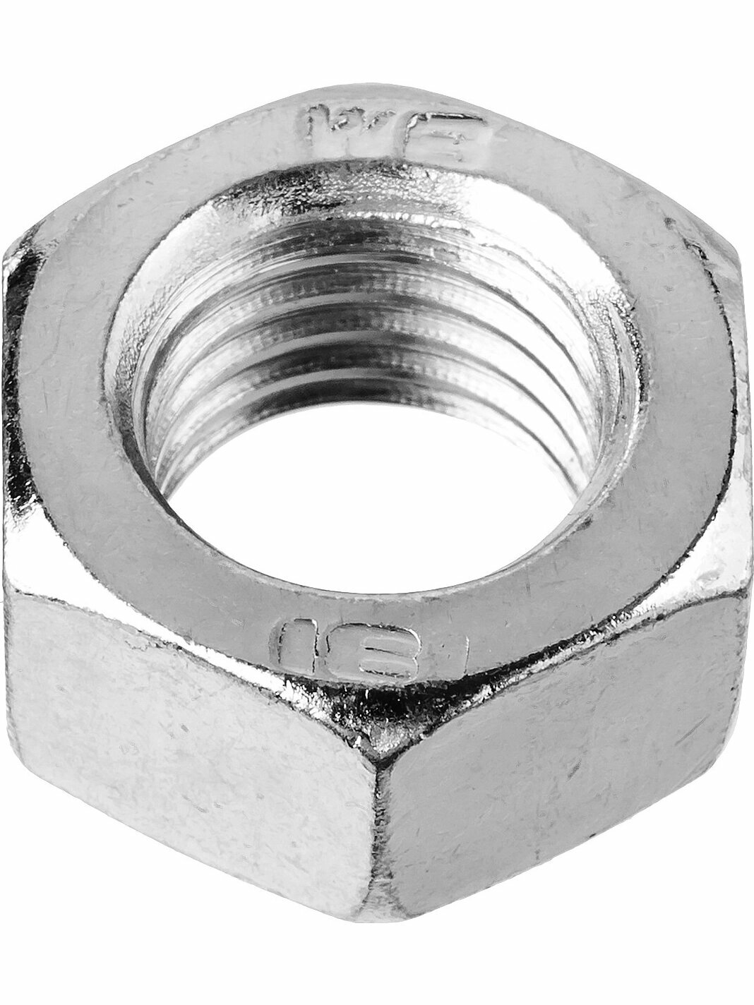 Шестигранная гайка ЗУБР ГОСТ ISO 4032-2014, кл. пр. 6, M20, цинк, 1 шт
