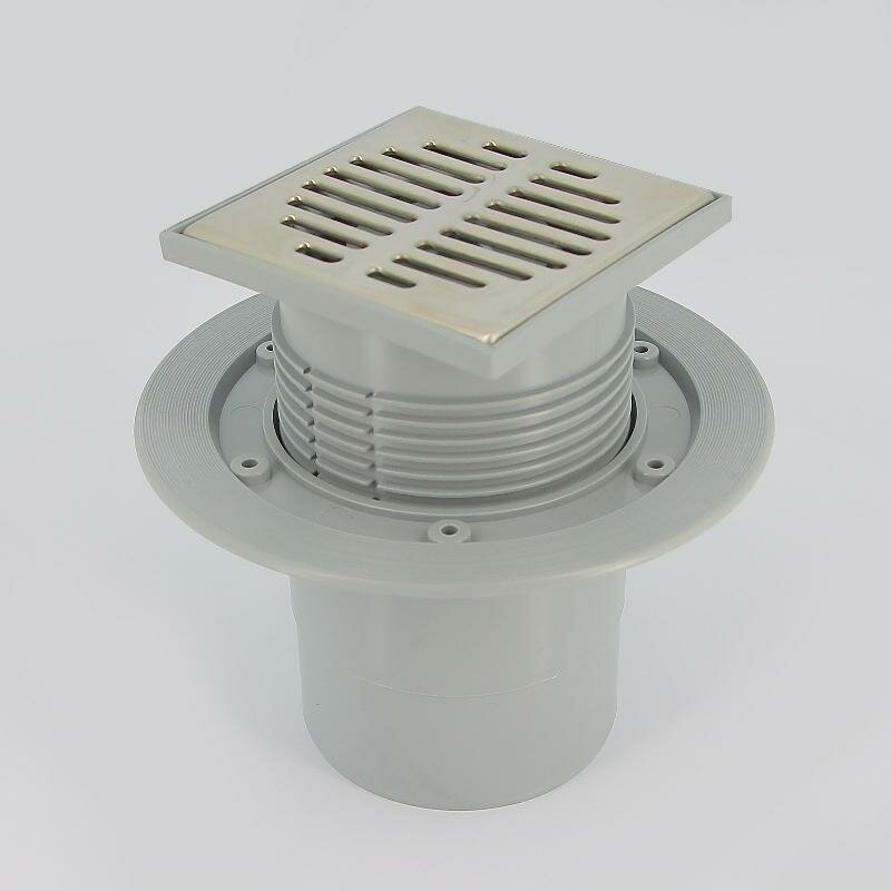 Душевой трап McAlpine MRFG3V-110 с решеткой цвет Хром