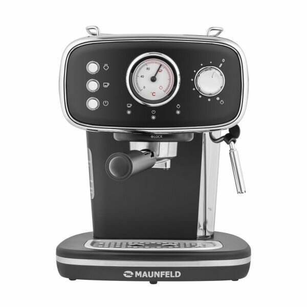 Кофемашина рожкового типа Maunfeld MF-736BK