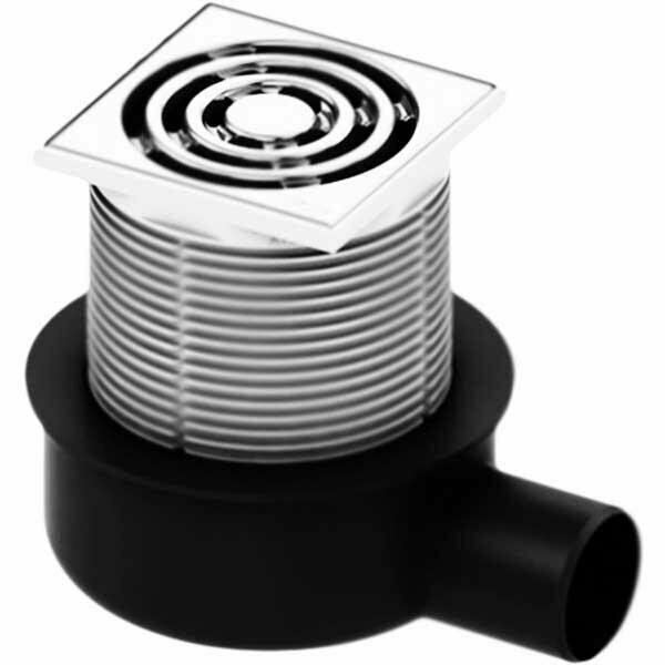 Душевой трап Tece Drainpoint S50 3601050 низкий горизонтальный с декоративной решеткой без фланца