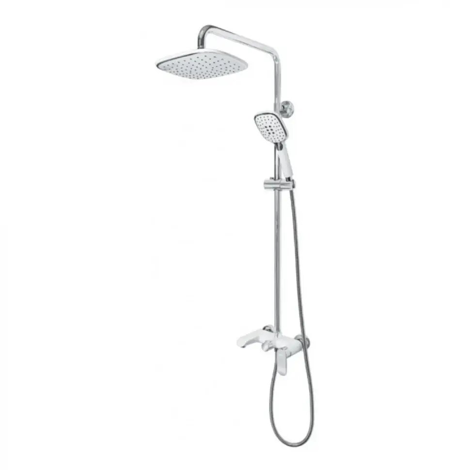 Душевая система Grocenberg GB7010WC Белая Хром