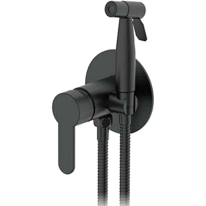 Гигиенический душ со смесителем Frap H801-6 F72801-6 Черный матовый