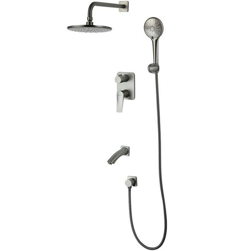 Душевая система Lemark Bronx LM3722GM Графит