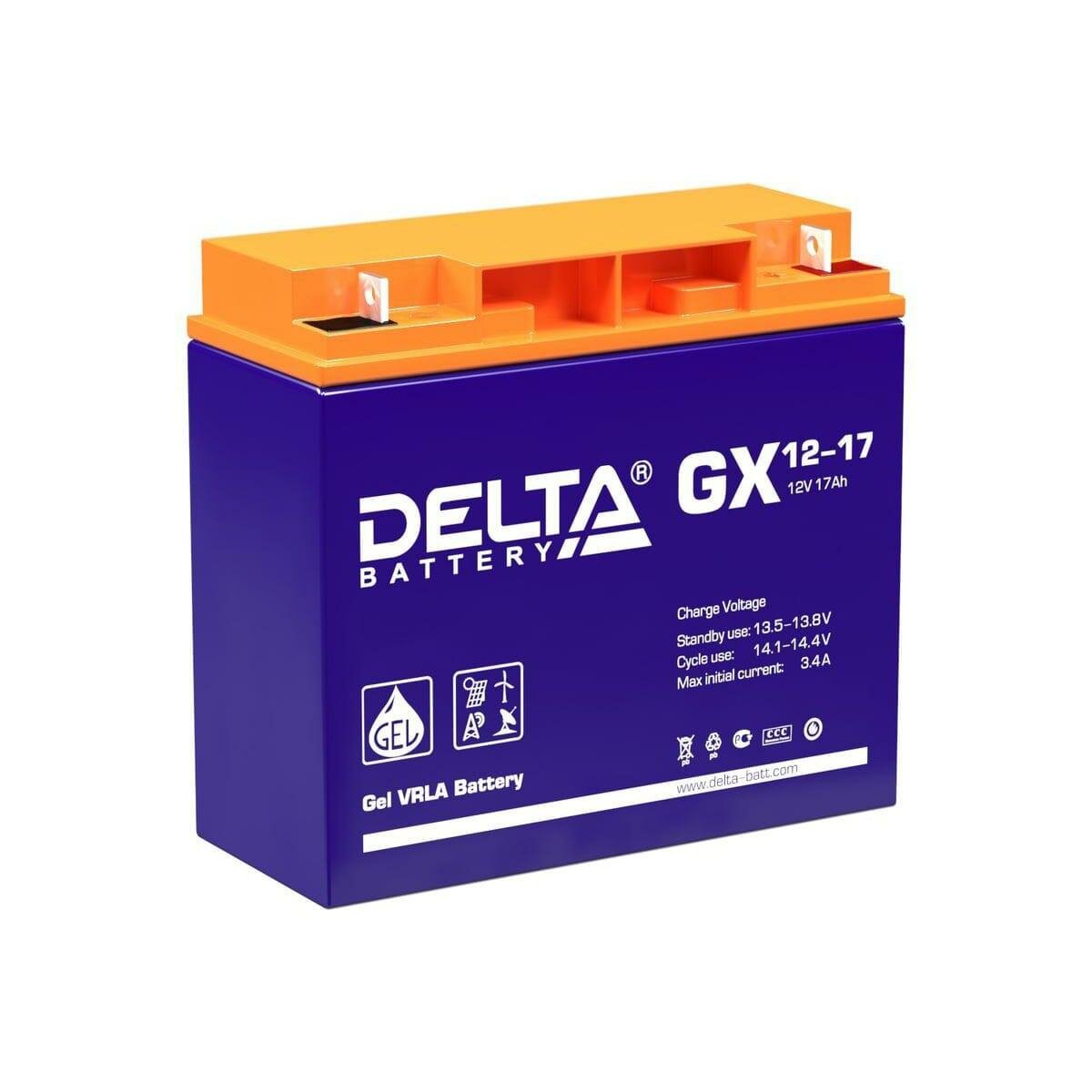 Батарея Delta GX 12-17 17Ач 12В