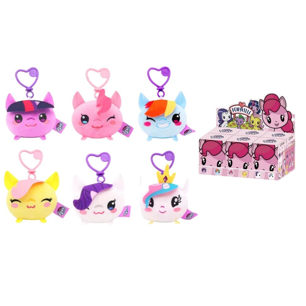 Плюшевые брелоки унисекс PinkyPinky My Little Pony, Full Box 6 Pcs