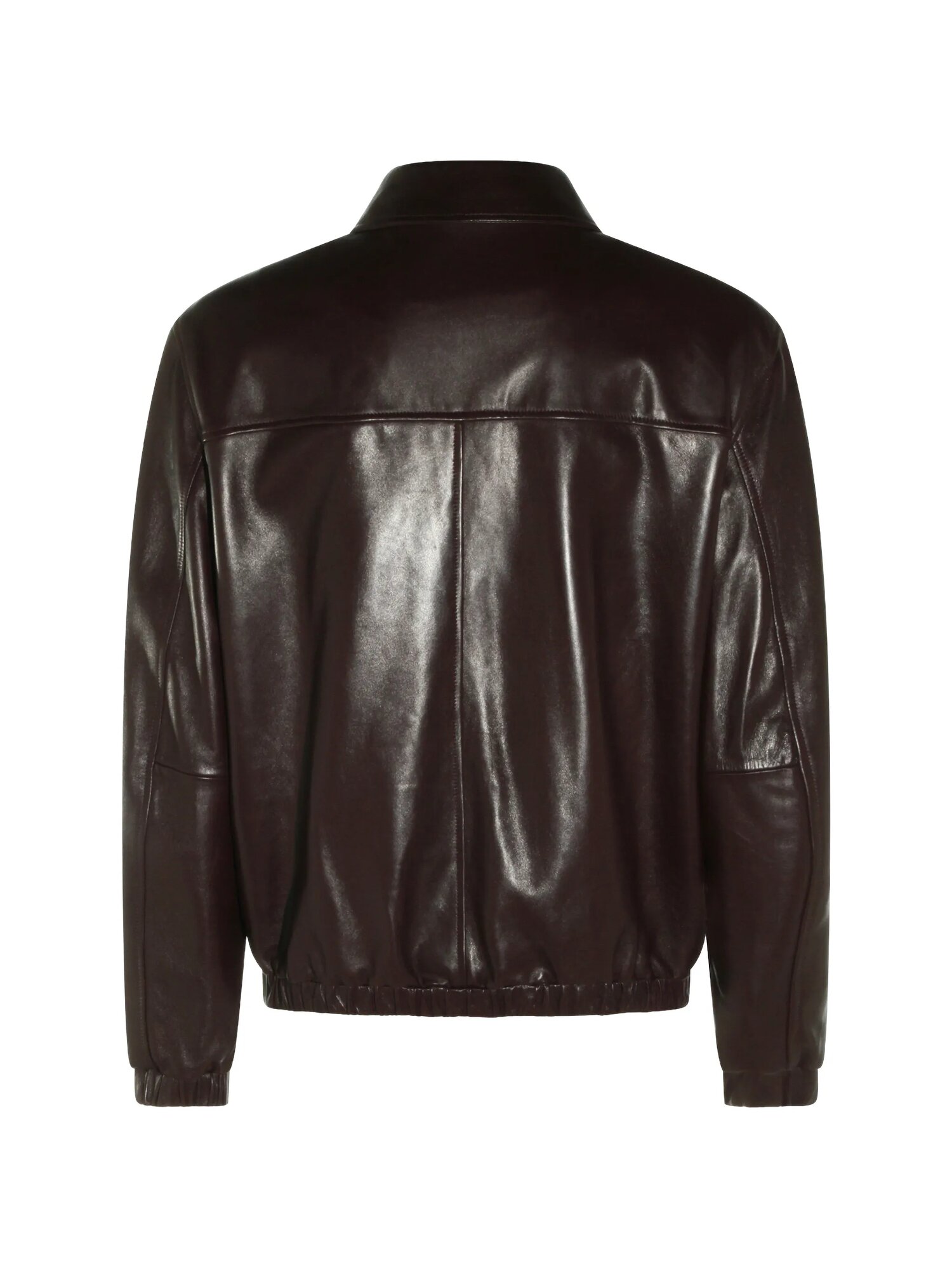 Куртка Canali Zip-up leather jacket, размер 50 — фото 1