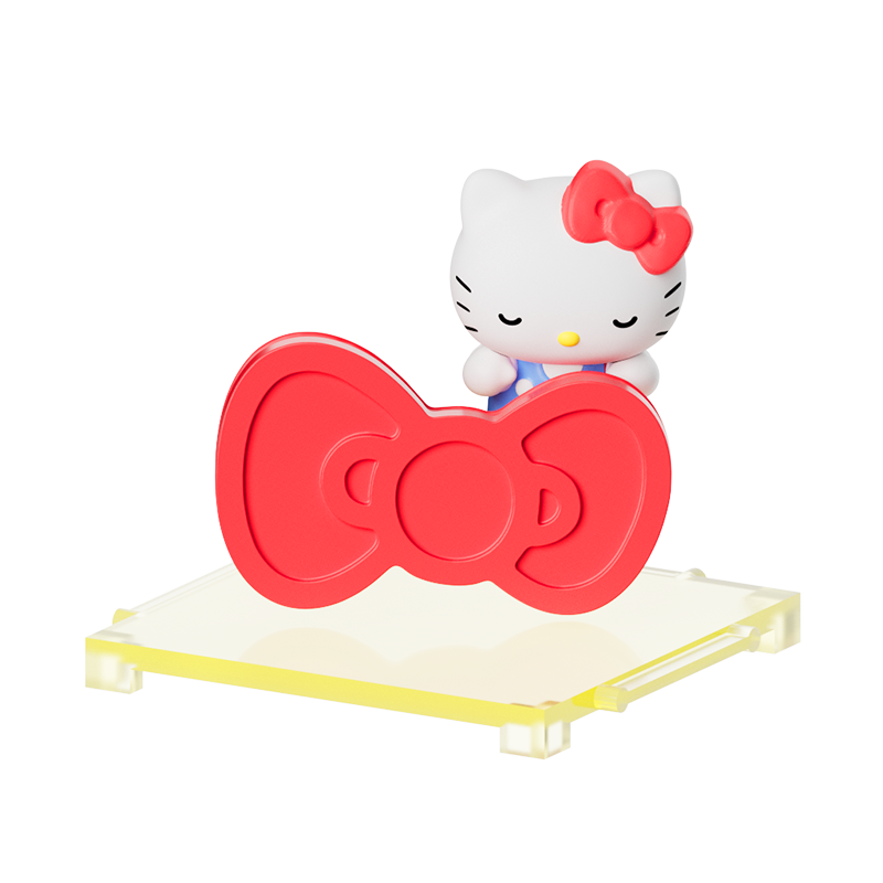 Канцелярия унисекс MOETCH Hello Kitty Мини-бокс, Confirmed-Bowknot Clips (Open)