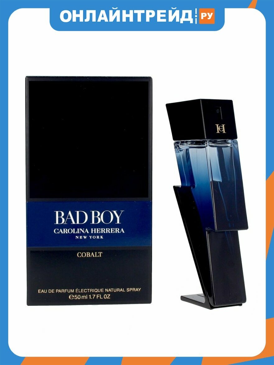 Мужская парфюмерная вода Carolina Herrera Bad Boy Cobalt, 50 мл