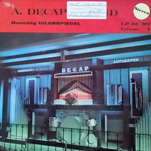 A. Decap - Sound Volume 1 Dancing Uilenspiegel