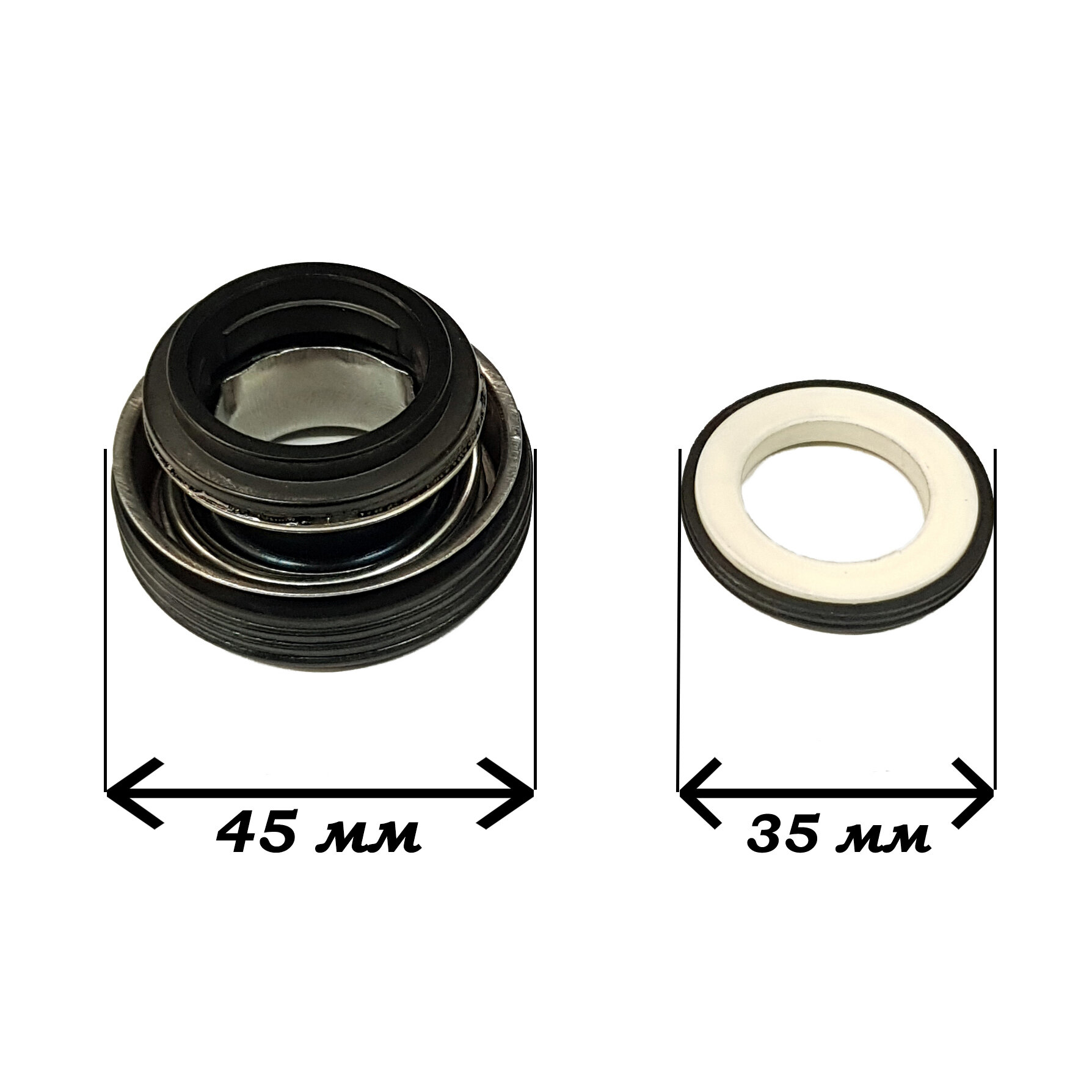 Сальник мотопомпы 50-80 мм Honda, Чемпион, Fubag, Koshin, Yanmar, Subaru, Caiman; Huter