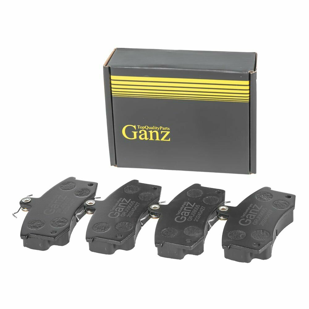 GANZ Колодки тормозные передние для ВАЗ 2110, 1118, 2170, 2190 GRJ09005