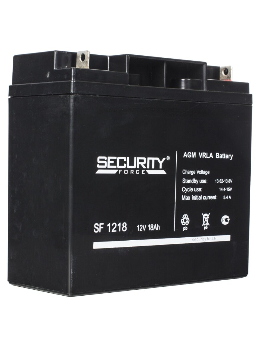 Аккумулятор Security Force SF 1218 — фото 1