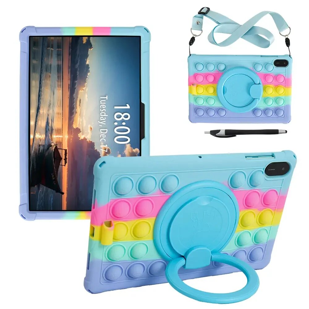 Чехол для планшета Honor Pad X8b 11" SkyBlue с Pop-it