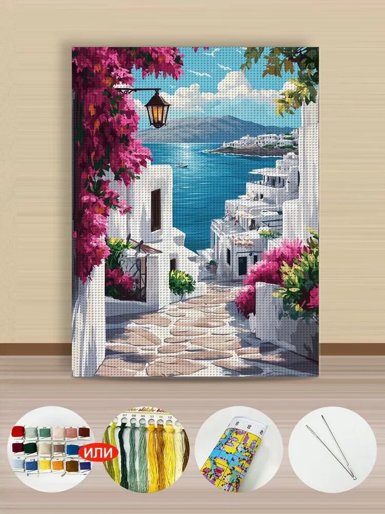 Вышивка крестом наборы/Набор для вышивания,30x40CM,11CT, Холст имеет нанесенный на него узор.