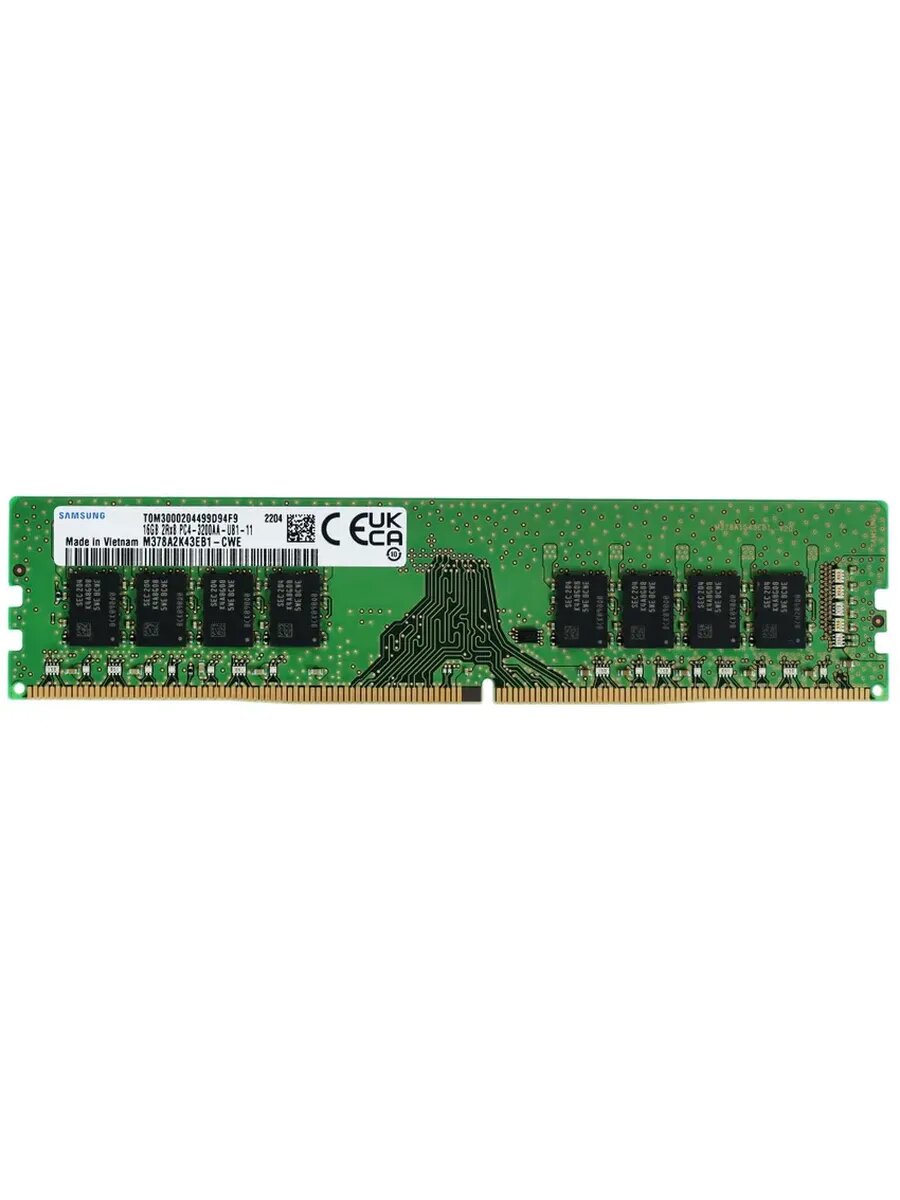 Оперативная память M378A2K43EB1-CWE 16 ГБ UDIMM DDR4, 3200 МГц