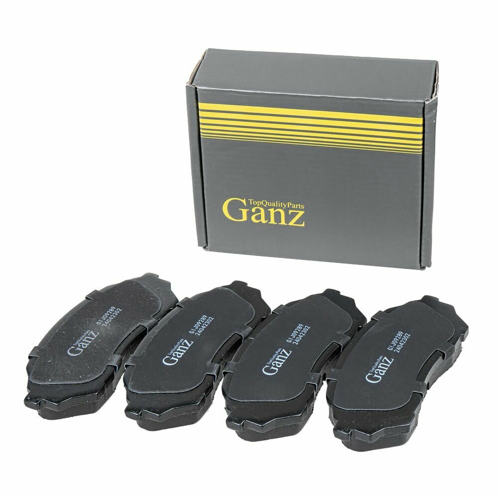 GANZ Колодки тормозные передние для MAZDA 323 F VI/P VI/S VI 98> BJ 1.4 16V/1.5 16V GIJ09289