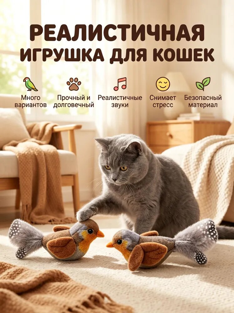 Интерактивная Игрушка-симулятор Кошки