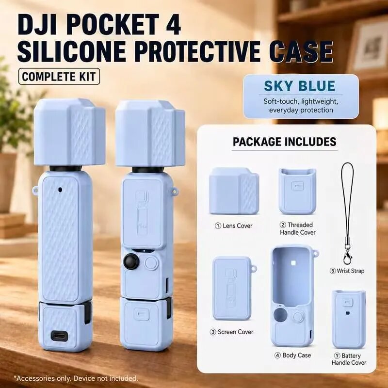 Чехол для DJI Osmo Pocket 4 Lapgood Blue 5 Pcs Set