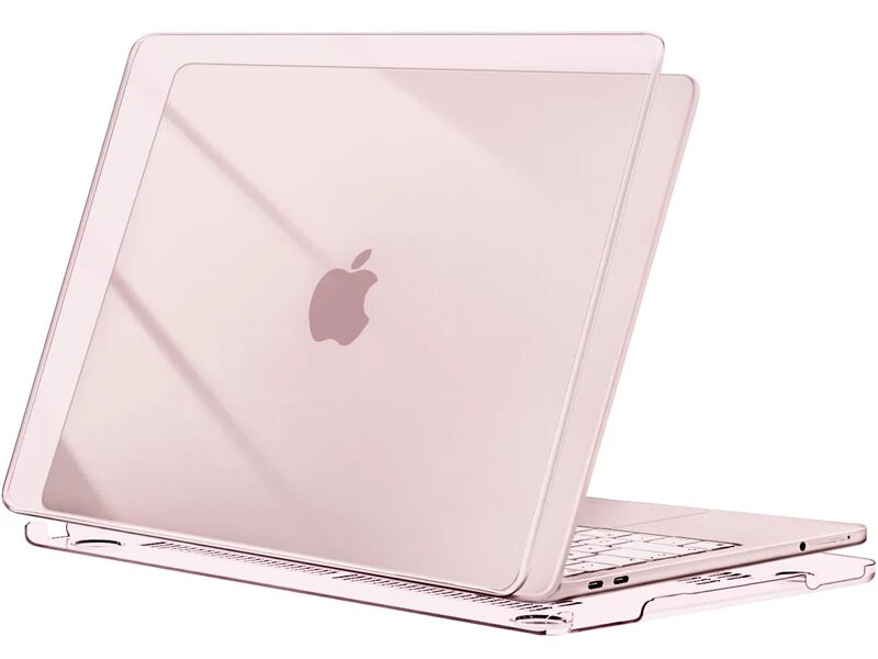 Прозрачный чехол Greliana для MacBook Neo 13 дюймов 2026 года Розовый, Pink