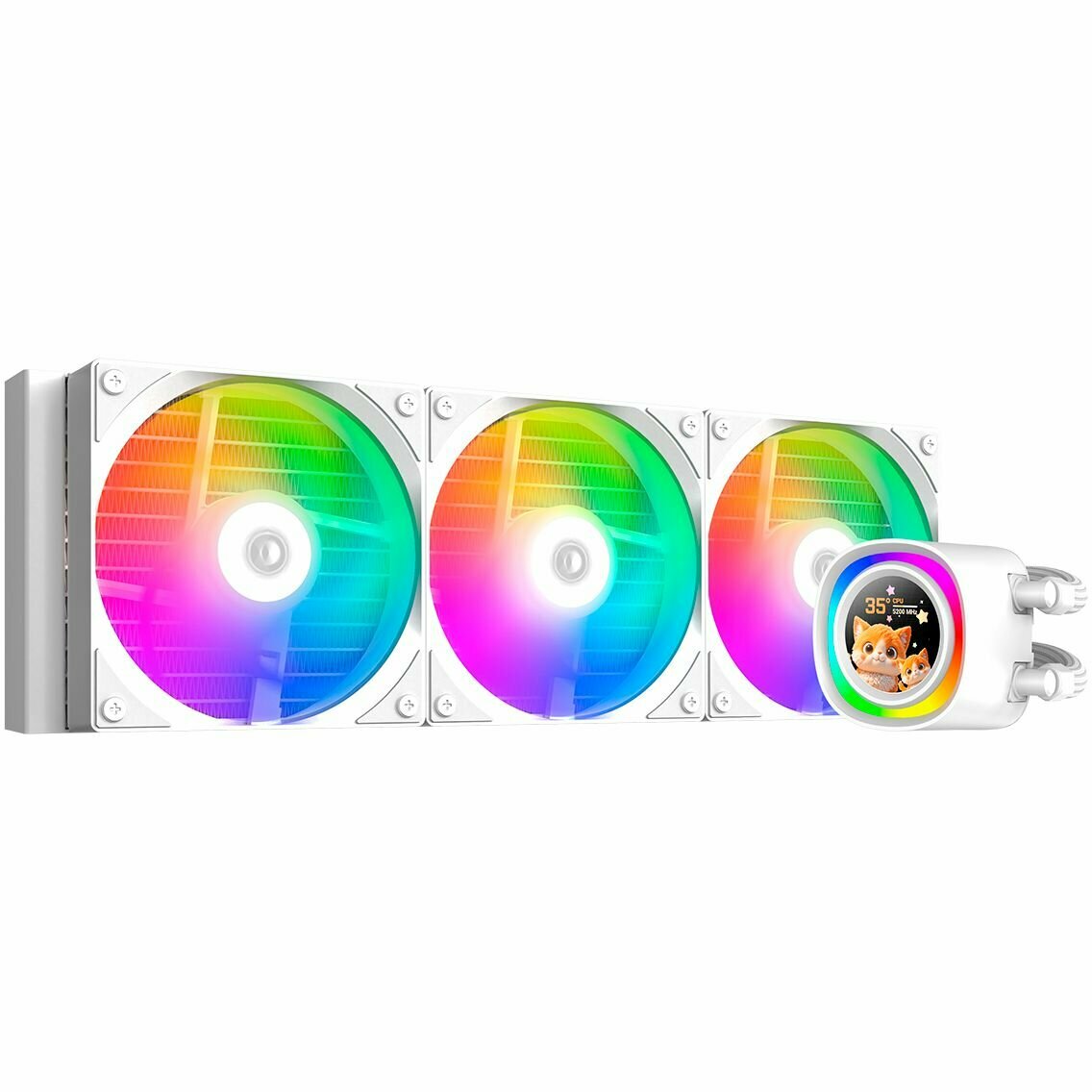 Система водяного охлаждения для ПК ID-Cooling FX360 LCD 120 мм A-RGB
