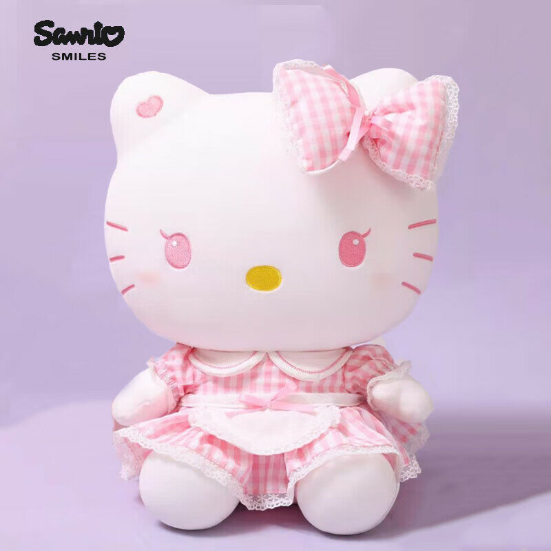 Плюшевая кукла Hello Kitty Sanrio 38 см розовая Лоли кошка игрушка для девочек 7-10 лет Цвет：Hello Kitty - Розовая Лоли