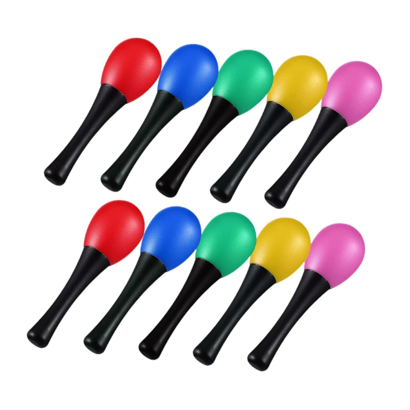10 шт маракасы Noisemaker ударный музыкальный инструмент для детей KTV