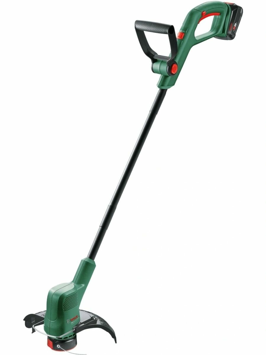 Триммер электрический Bosch EasyGrassCut 18-26, аккумуляторный, 18В, 2Ач, с ЗУ 06008c1c03