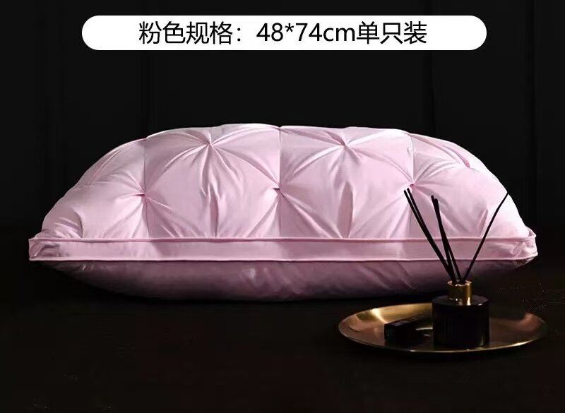 Pineapple Подушка pineapple bun 48x74 см, Мягкая жесткость, Полиэфирное волокно(Премиальные материалы, INS、хиты продаж)